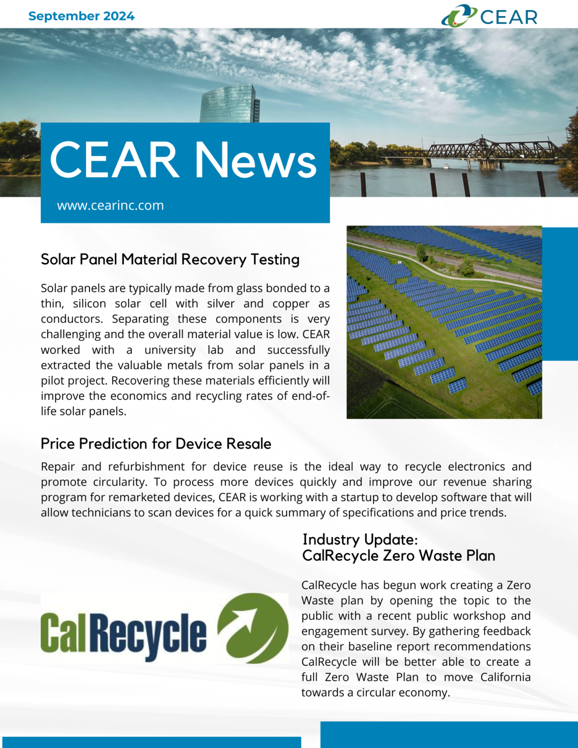 CEAR News September 2024 - CEAR